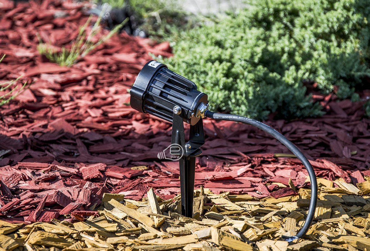 Reflektor ogrodowy wbijany PLANT LED 5W, 4500K, IP65, czarny, 03130, Struhm - Epstryk