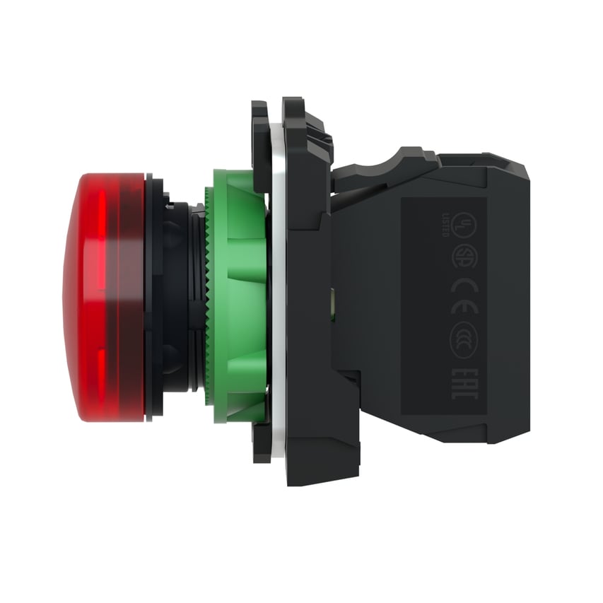 Harmony XB5 Lampka sygnalizacyjna czerwona LED 24V XB5AVB4 Schneider ...