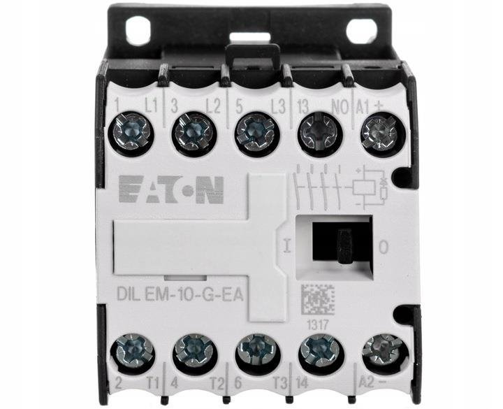 Stycznik mocy 9A 3P 230V AC 0Z 1R DILEM-01-EA(230V50HZ,240V60HZ) EATON ... Stycznik mocy 9A 3P 230V AC 0Z 1R DILEM-01-EA(230V50HZ,240V60HZ) EATON ...